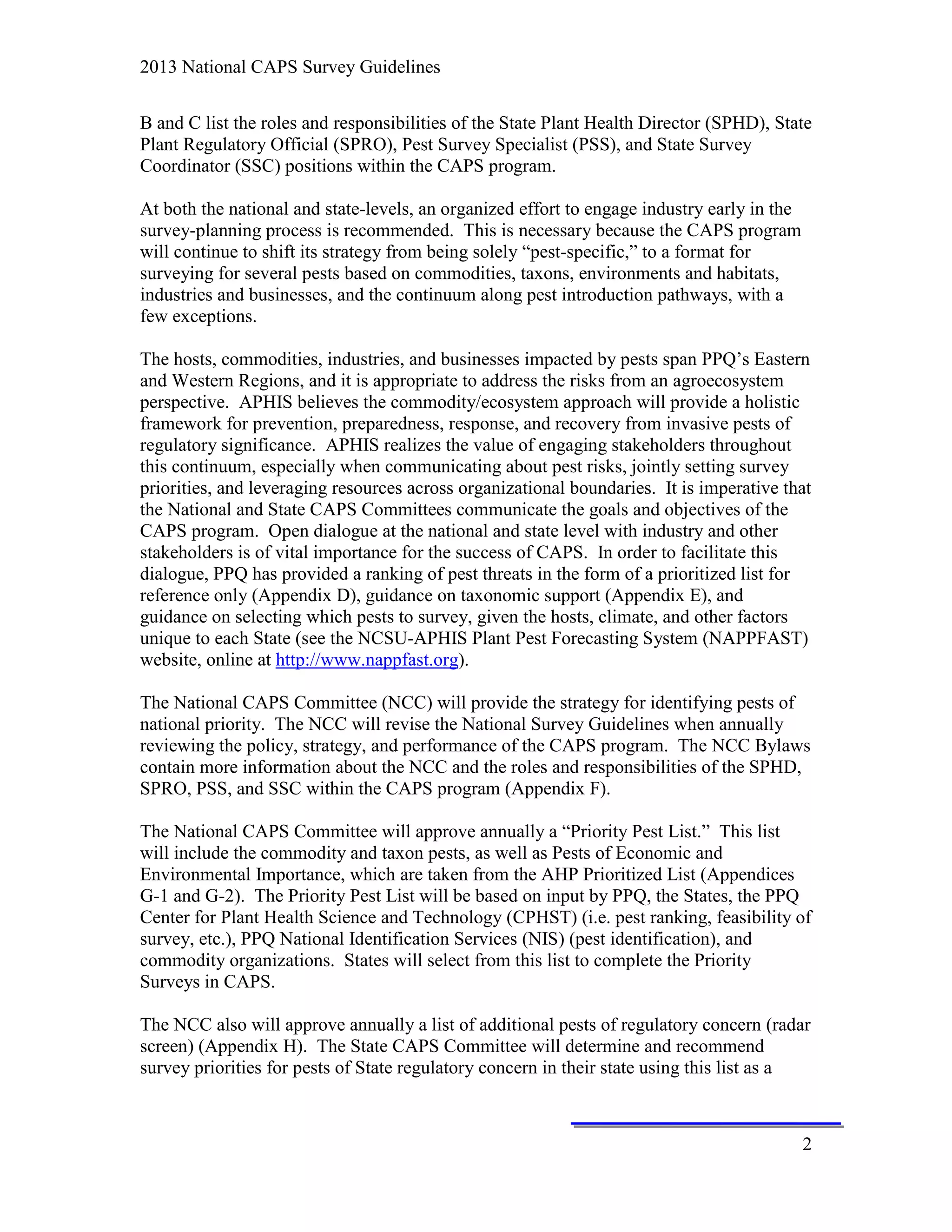 2013 National Survey Guidelines | PDF