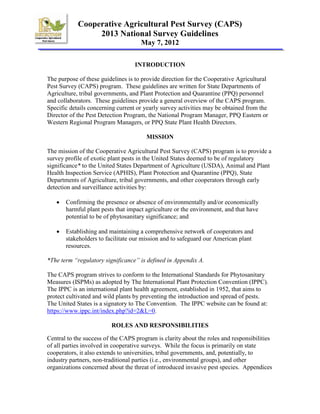 2013 National Survey Guidelines | PDF