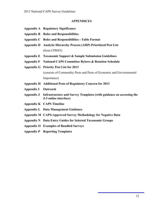 2013 National Survey Guidelines | PDF