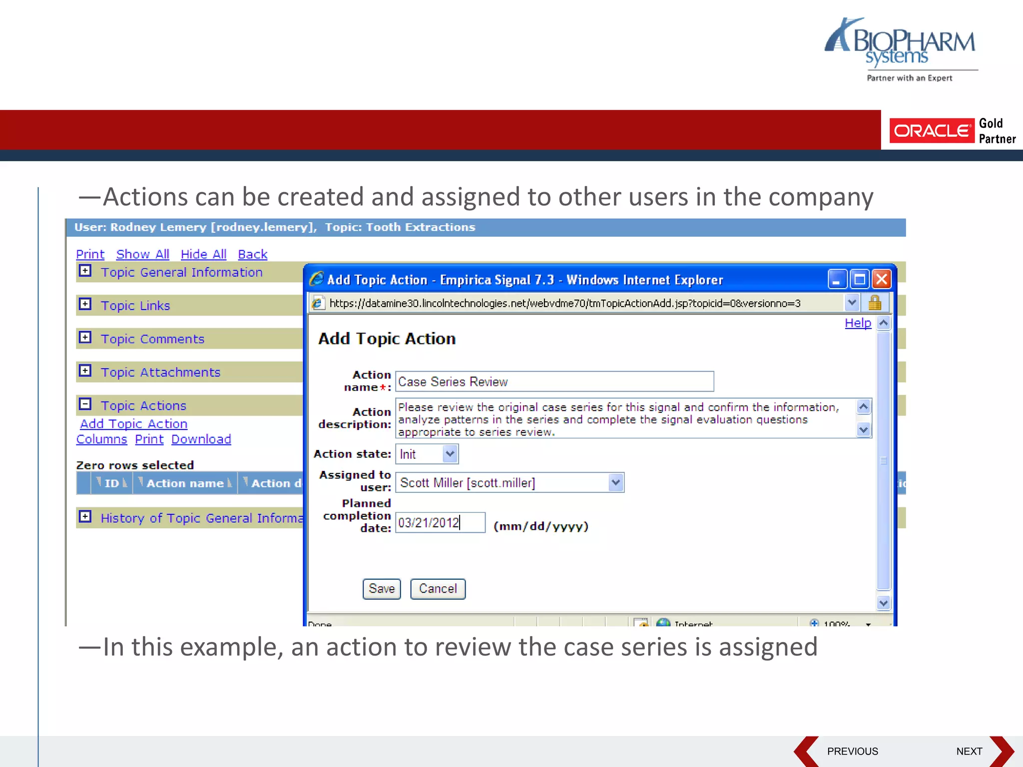2013 OHSUG - Using Oracle's Empirica Topics to Document Your Signal ...
