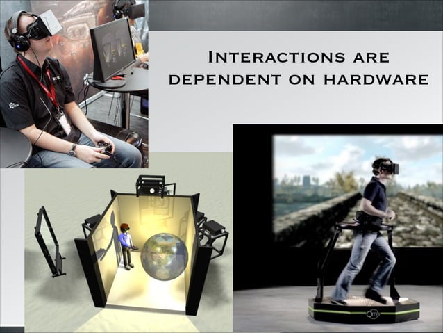 SAE AR/VR - The challenges of creating a VR application with Unity | PPT