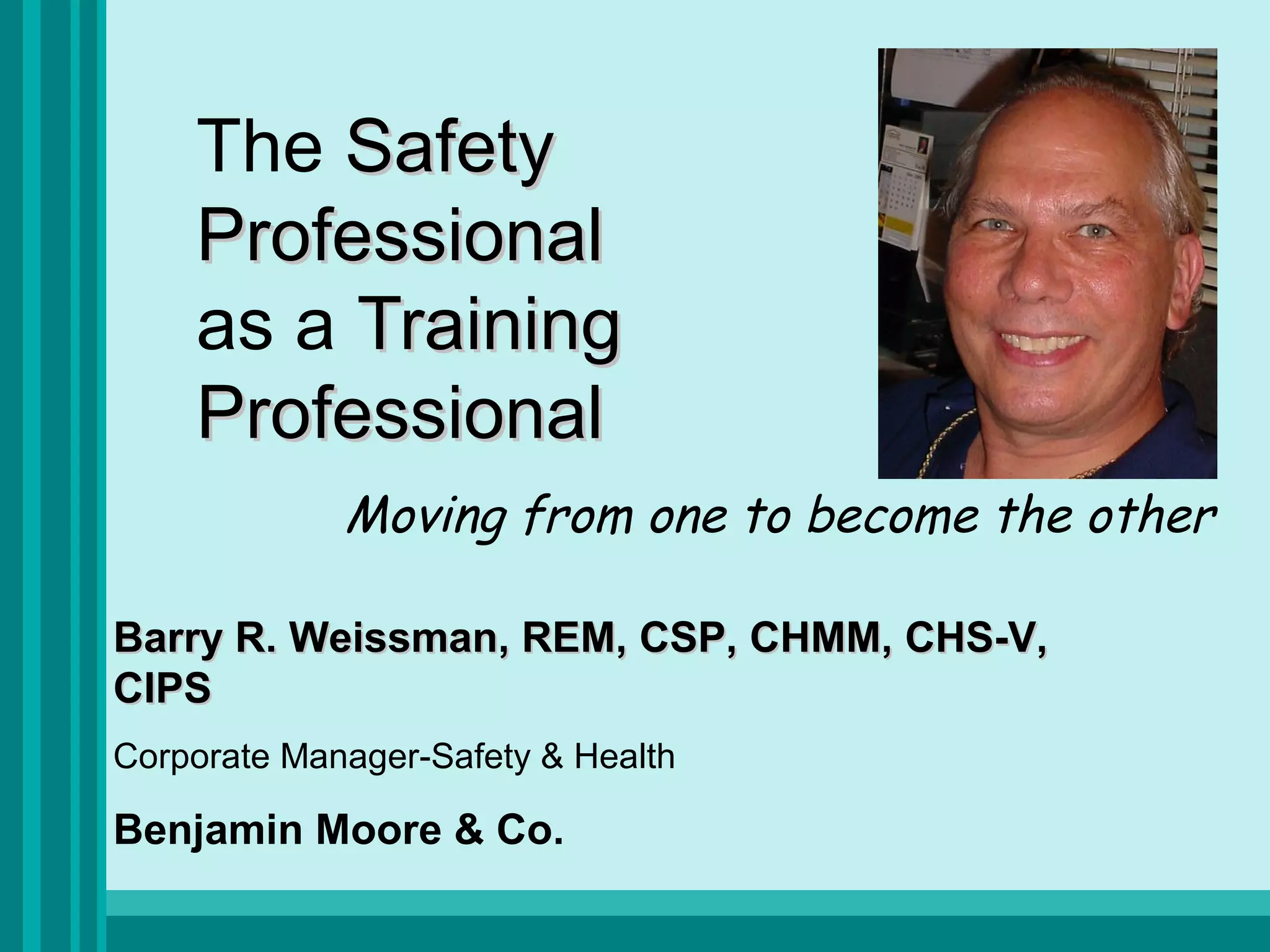 2013 trainingpro-rev 1 | PPT | Medical Health