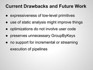FlumeJava: Easy, Efficient Data-Parallel Pipelines | PPT