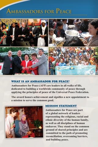 Ambassadors for Peace Handbook | PDF