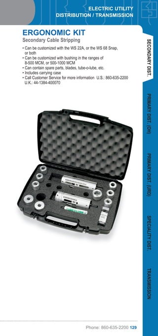 Utility Tool - LV HV Cable Jointing, Cable Preparation & Overhead Line ...