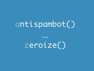 WordPress: From Antispambot to Zeroize | PPT