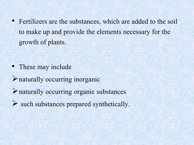 Fertilizer and its Classificstion | PPTX | Gardening | Home & Garden