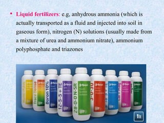 Fertilizer and its Classificstion | PPTX