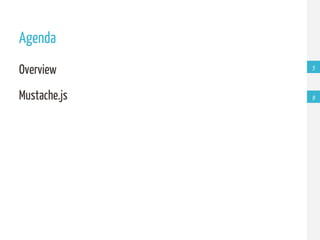 #6 - Template Engine: Mustache.js