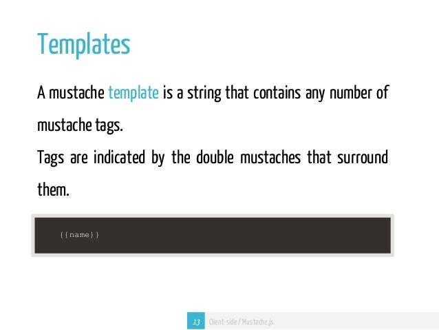 6 Template Engine Mustachejs