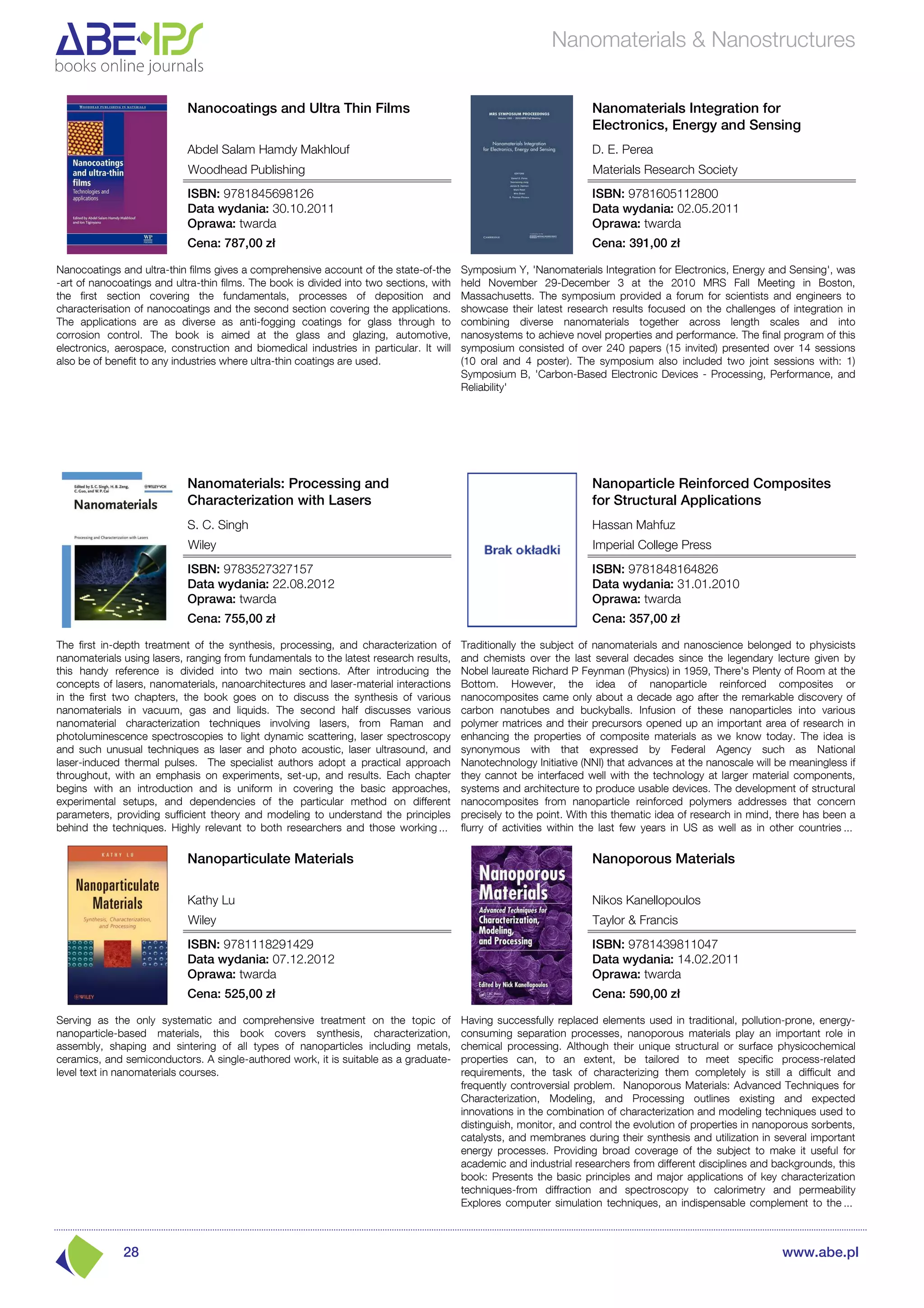 Nanotechnology books | PDF