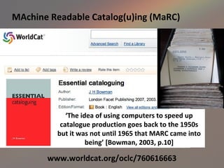 Bibliographic Framework Transitional Initiative: an introduction | PPT