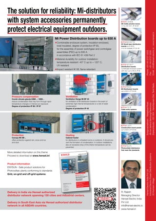 The Elektro Tipp - Mi Power Distribution Boards | PDF