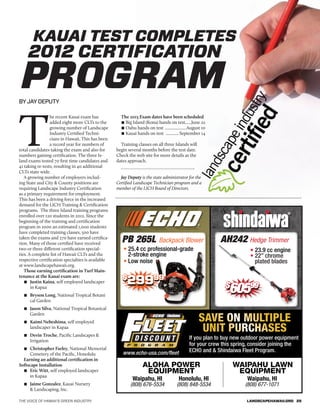 LICH Landscape Hawaii Magazine - January/February 2013 Issue | PDF