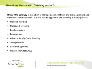 Product Analysis Oracle XML Gateway | PDF
