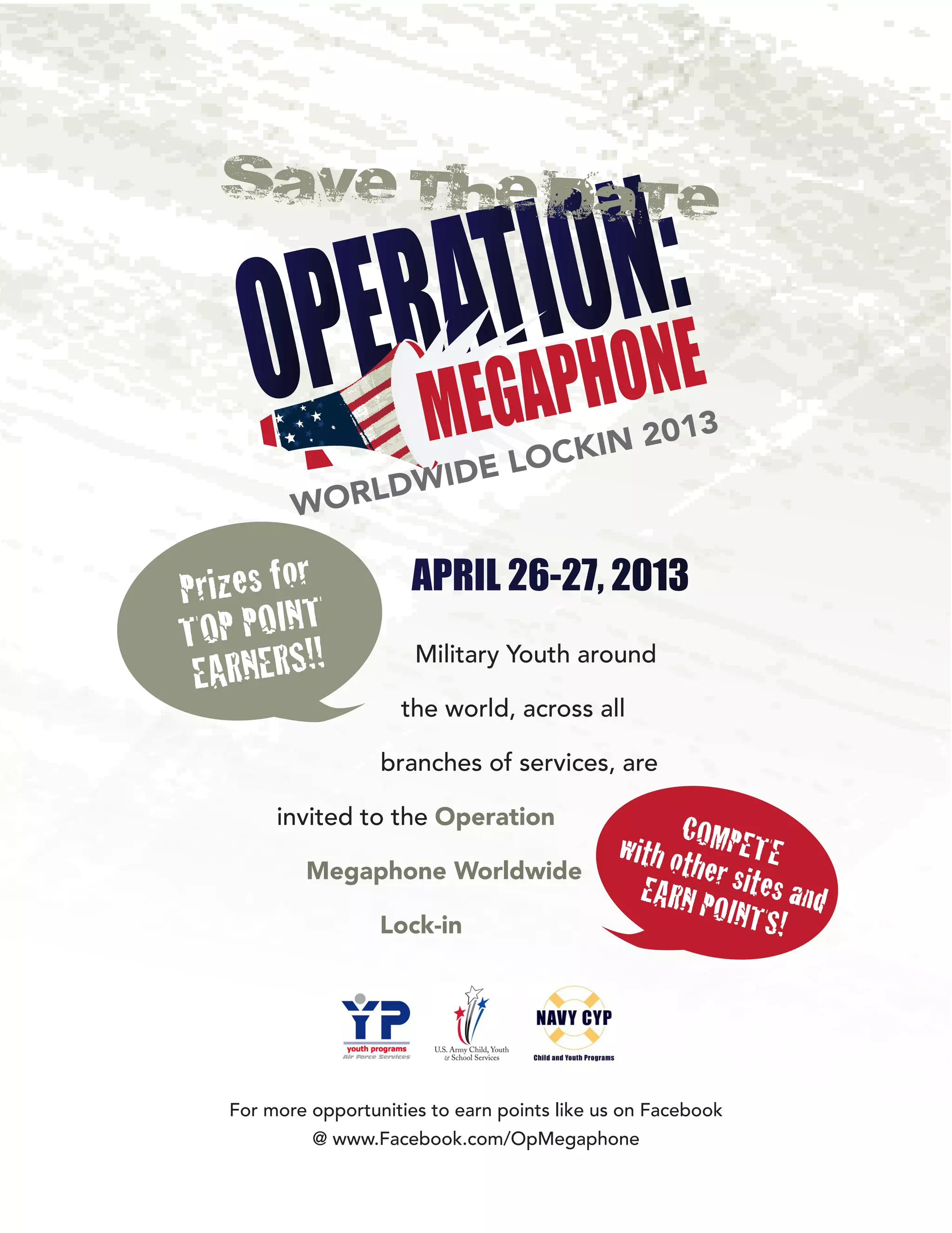 2013 02 04 cyp update save the date operation megaphone | PDF