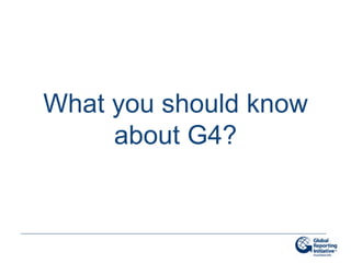 GRI Latest Sustainability Reporting Trends 2013 | PPT