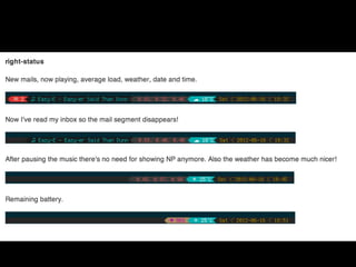 tmux and tmux-powerline | PPT
