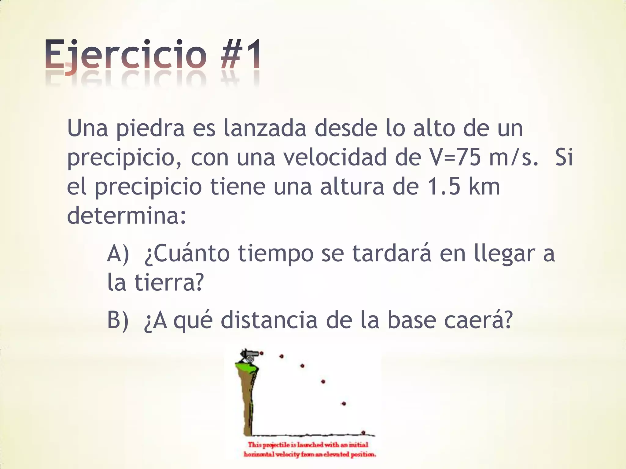 Repaso del movimiento de proyectiles | PPTX | Physics | Science