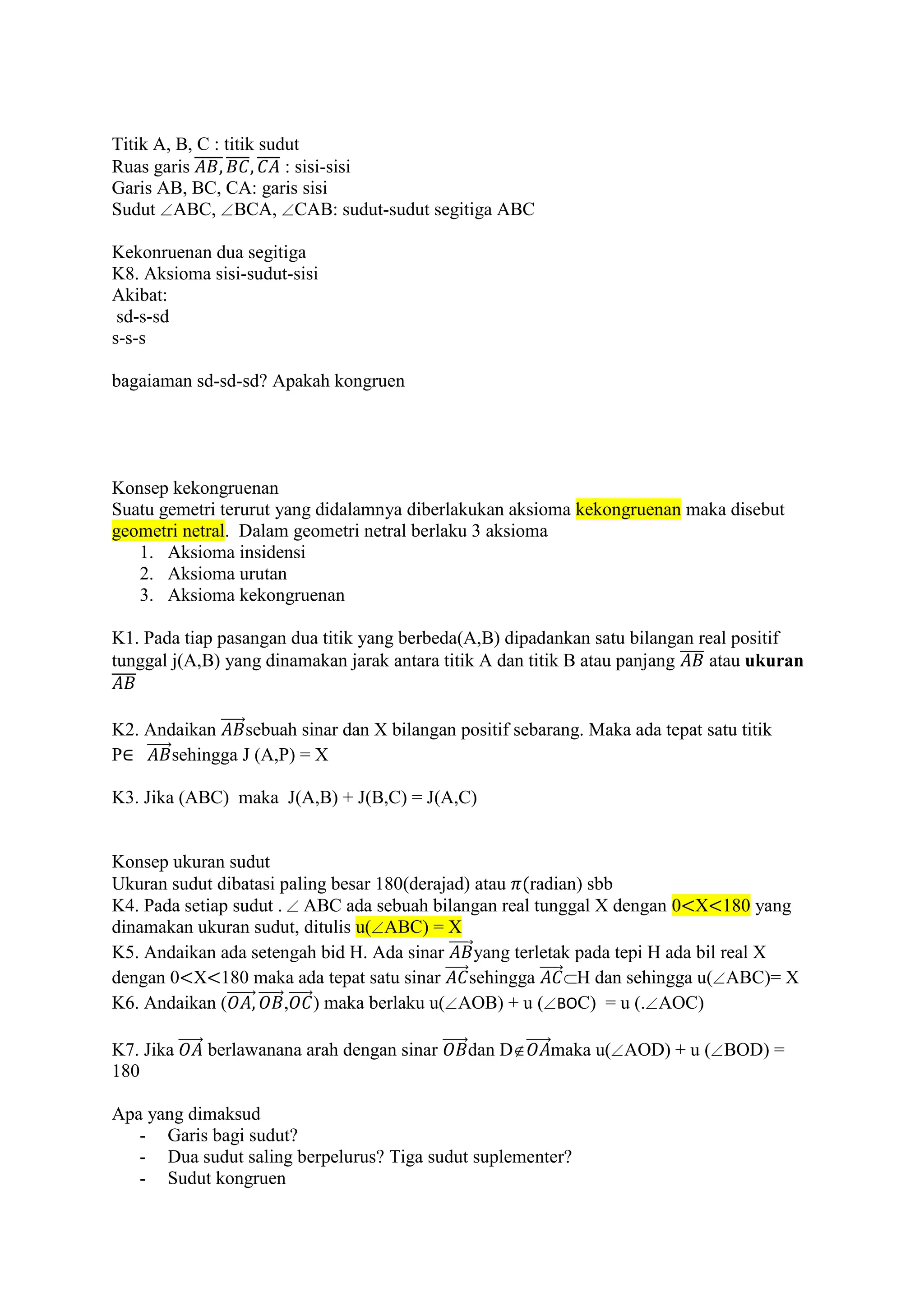 20130224 mata kuliah sistem geometri | DOCX