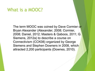 MOOC presentation | PPTX