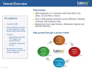 Talend and Savoir-faire Linux Present Open Data Management | PPTX ...