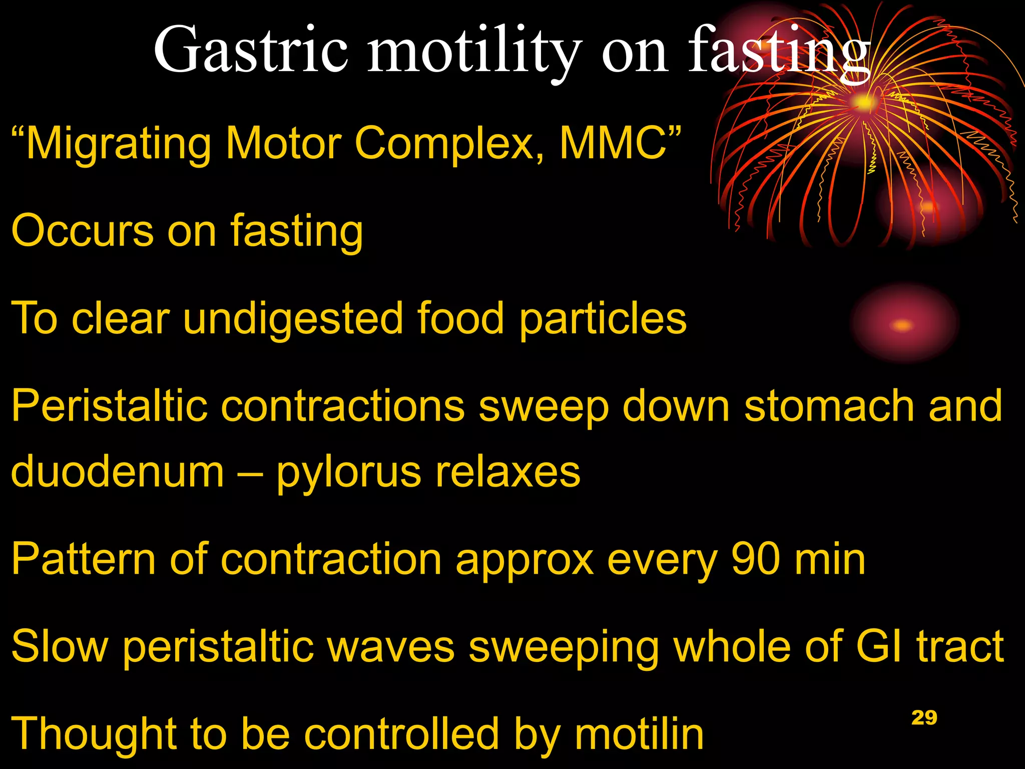 Motility in small intestine | PPT