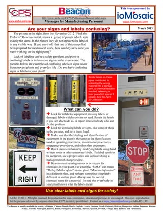 Is your sign and label confusing | PDF