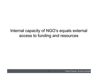 Proposal for NGO Capacity | PPT