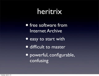 web archiving tools and technologies | PDF