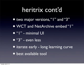 web archiving tools and technologies | PDF