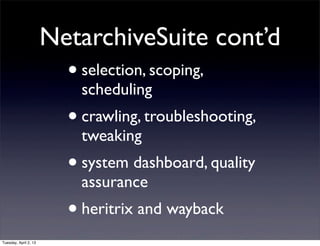 web archiving tools and technologies | PDF