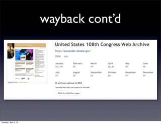 web archiving tools and technologies | PDF