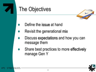 Managing Millenials: Getting What You Need From Gen Y | PPT