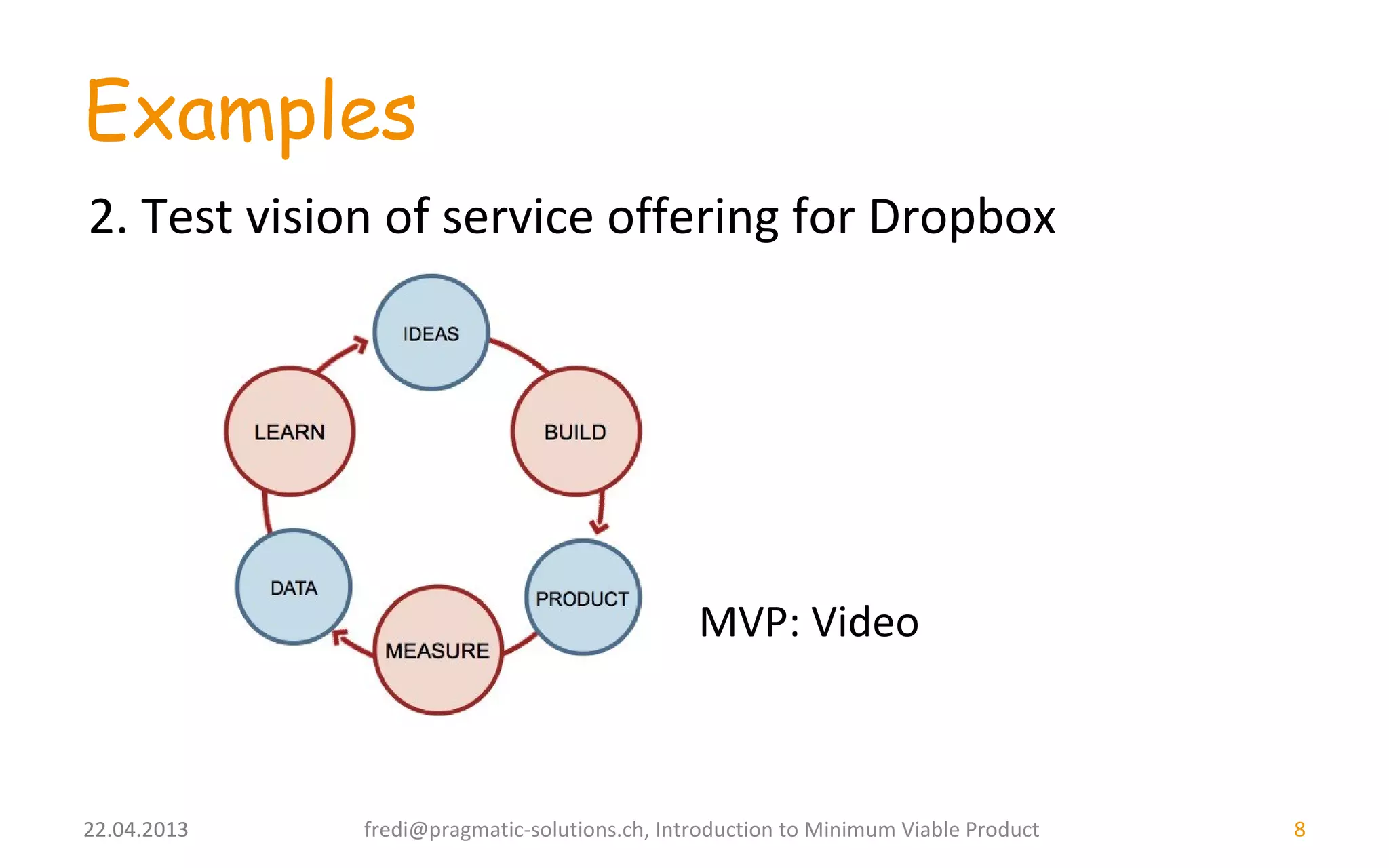 Lean Startup Zurich- MVPS | PPT | Startups | Business