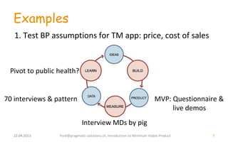 Lean Startup Zurich- MVPS | PPT | Startups | Business