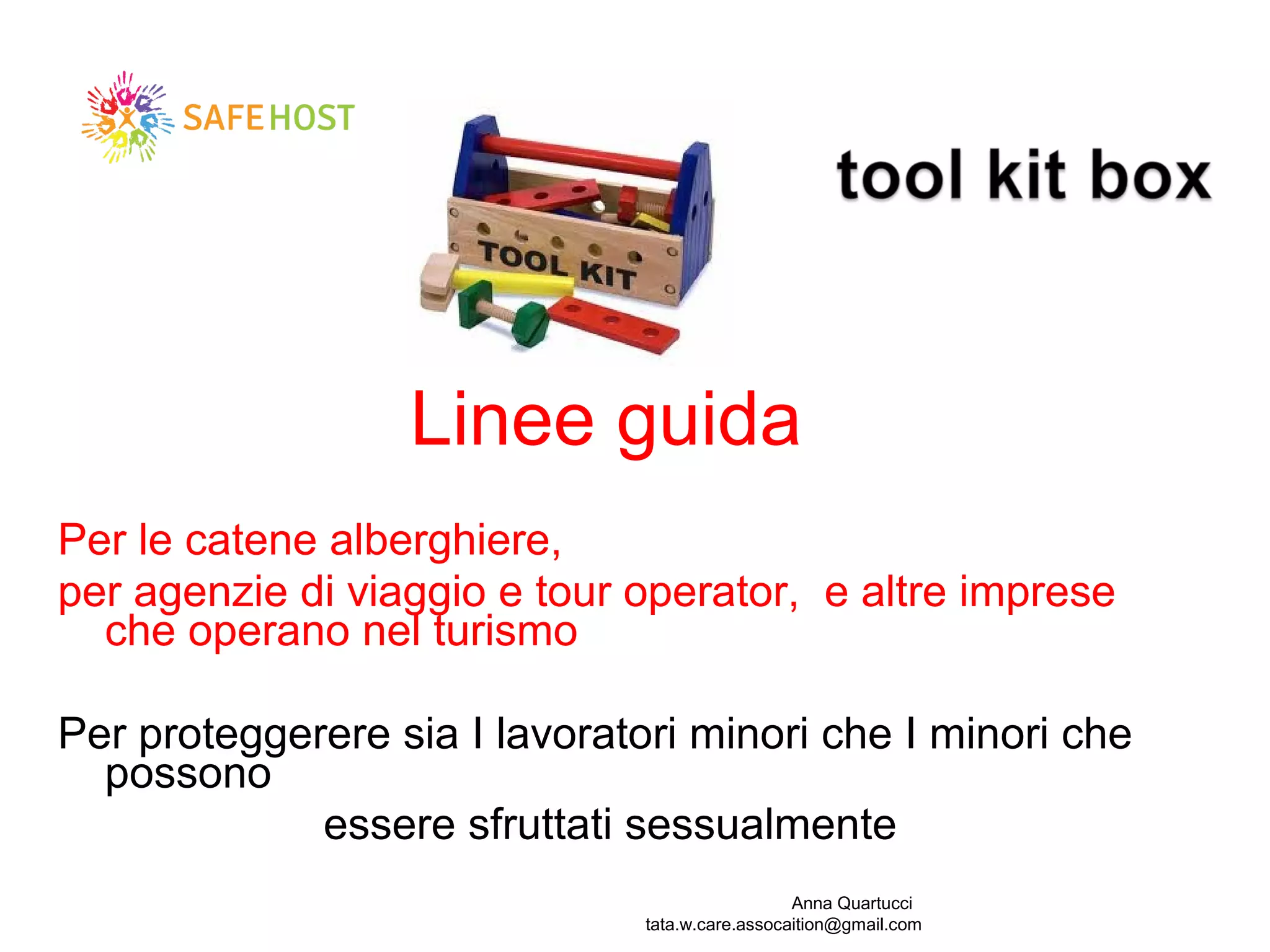 SAFE HOST Project and ETLC | PPT