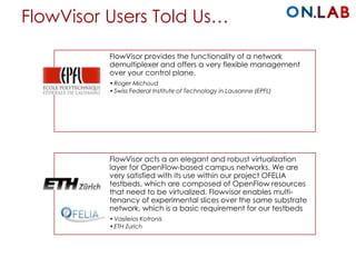 ON.LAB FlowVisor | PPTX