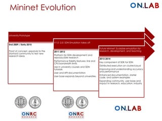 ON.LAB Mininet | PPTX