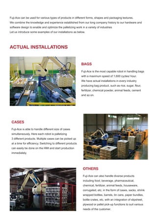 Fuji Ace Catalog 201604(En) | PDF | Robotics | Technology & Computing