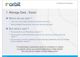 Orbit GT Mobile Mapping Solutions | PDF
