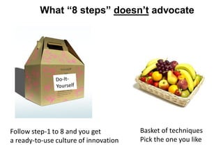 8 steps to innovation: in action | PPT