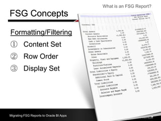 Migrating FSG Reports To Oracle BI Applications | PPTX | Databases ...