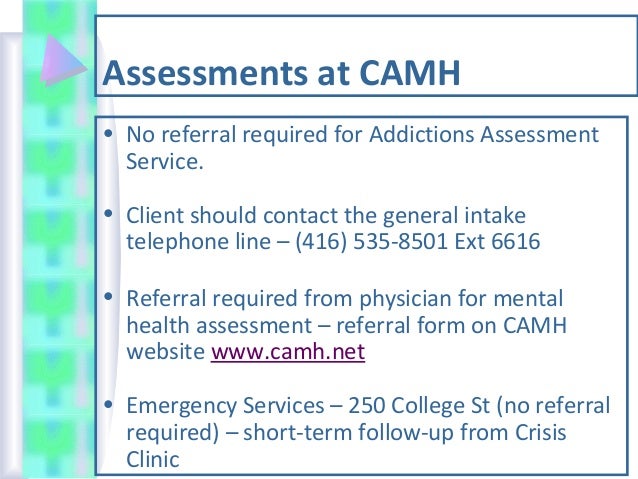 Workshop on mental health in partnership with CAMH