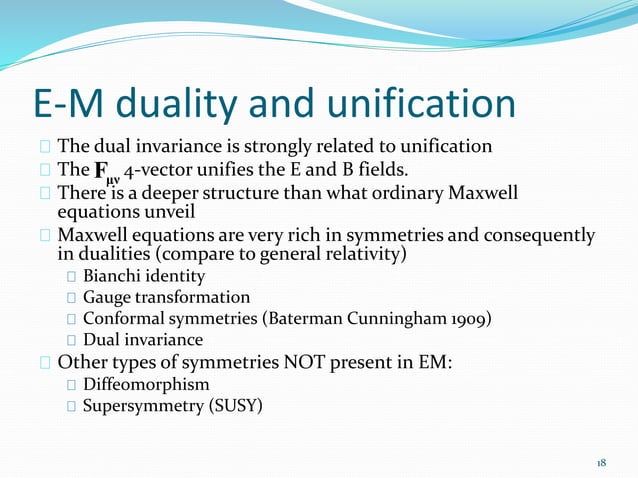 2013 05 duality and models in st bcap | PPTX | Physics | Science