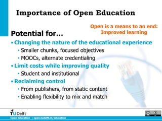 TU Delft Open Education for NTNU | PPT
