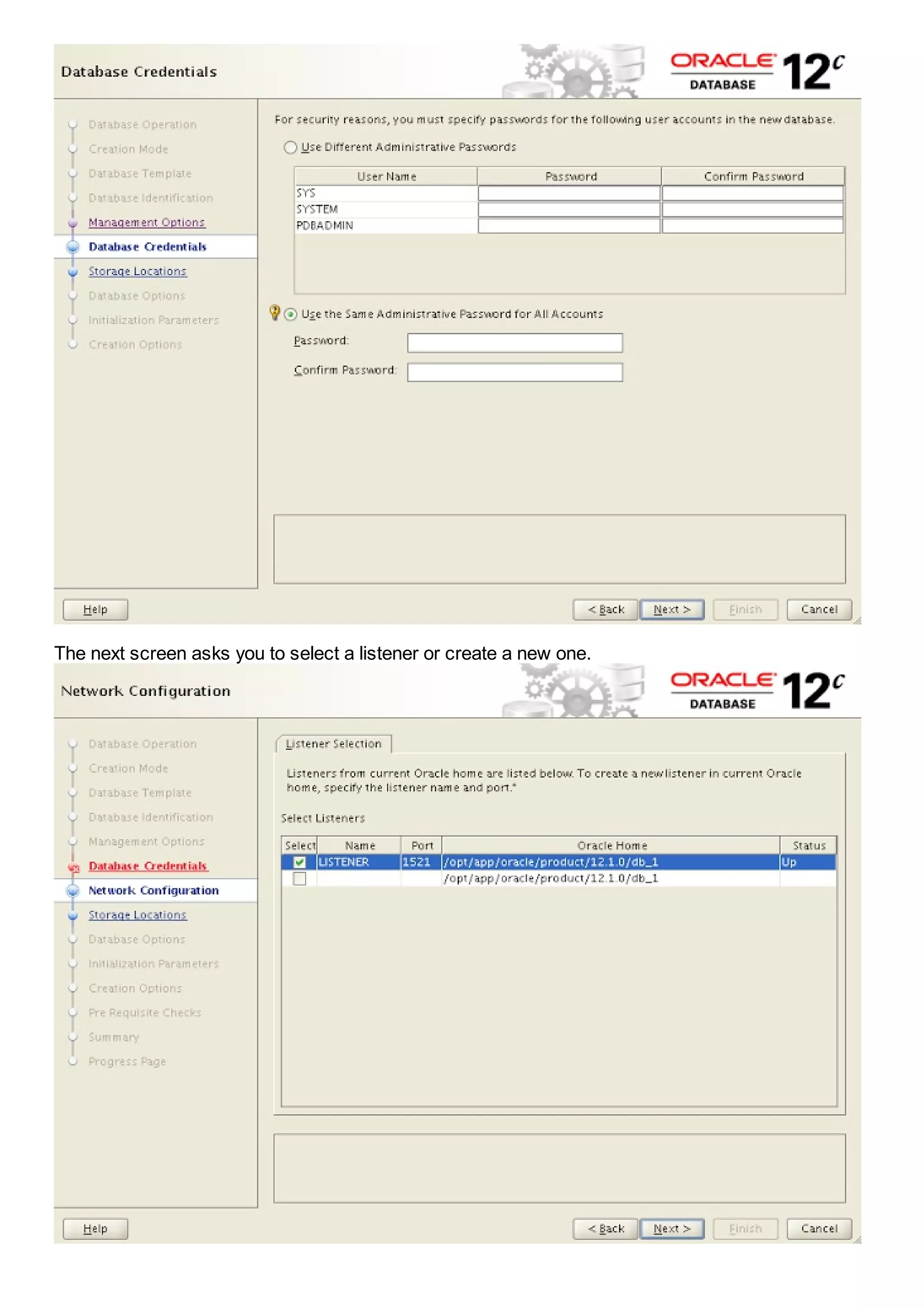 Installing Oracle Database 12c As Container Database With Three Pluggable Databases Ppt Free
