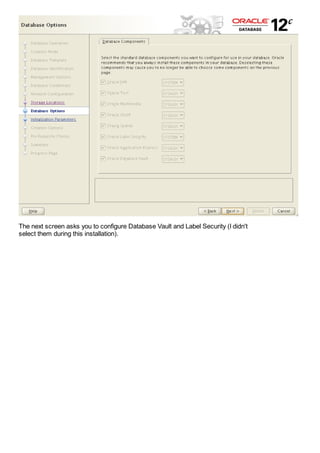 Installing oracle database 12c as container database with three pluggable databases | PPT