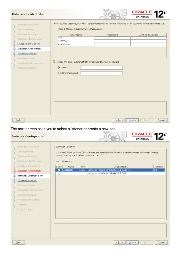 Installing Oracle Database 12c As Container Database With Three 4604