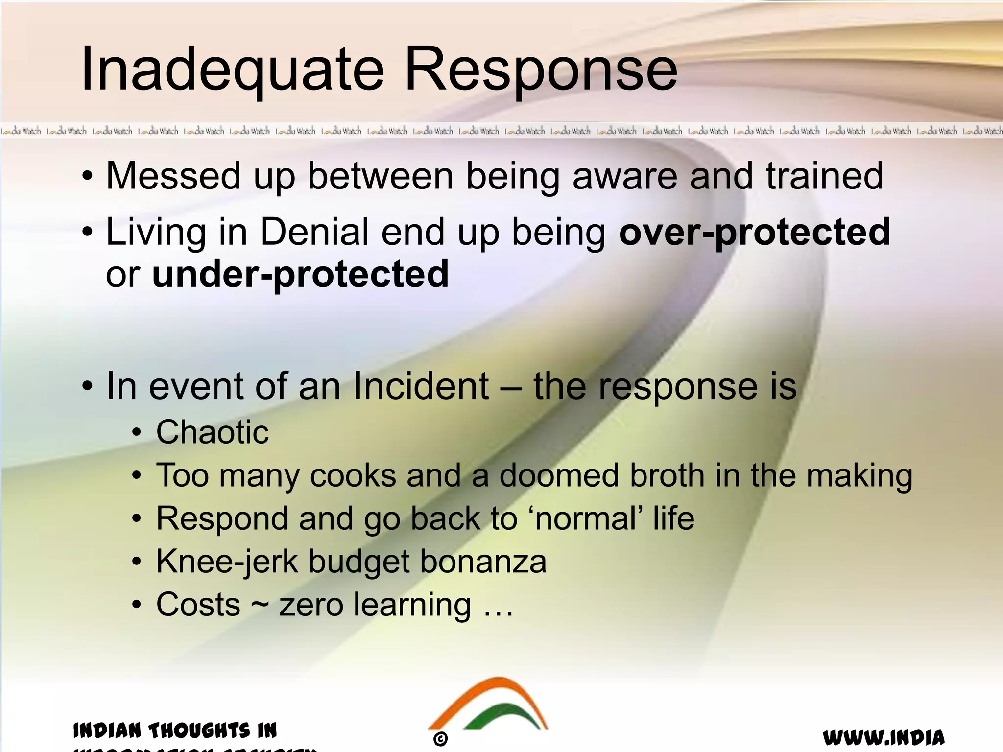 Indian Thoughts In Information Security Ppt